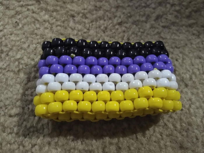 Nonbinary Cuff by tiffawa - Kandi Photos on Kandi Patterns