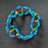 DNA Helix Kandi Cuff by fizzthing - Kandi Photos on Kandi Patterns