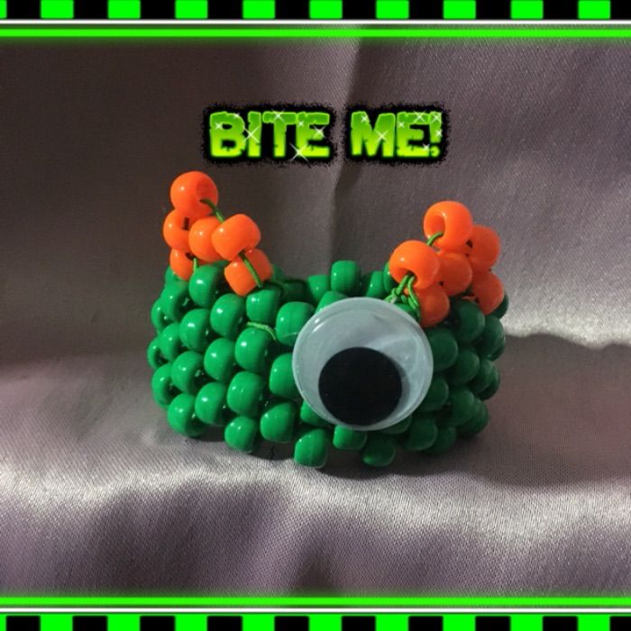 cyclops monster cuff by pixelguns - Kandi Photos on Kandi Patterns