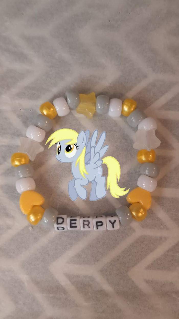 Derpy/muffins mlp kandi bracelet by MelsKandiCreations - Kandi Photos ...
