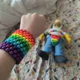 RAINBOW PEYOTEE!!! by Simpsons_Fan - Kandi Photos on Kandi Patterns