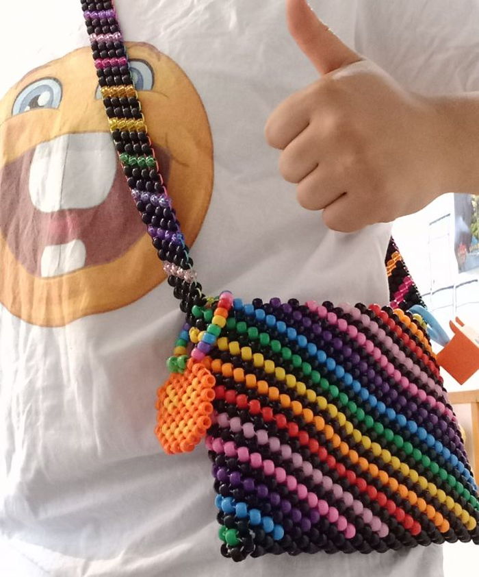 my first kandi bag!! by ezr4wr - Kandi Photos on Kandi Patterns