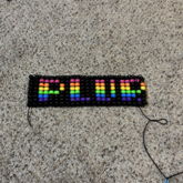 PLUR Square Stitch Cuff by OliveBeans - Kandi Photos on Kandi Patterns
