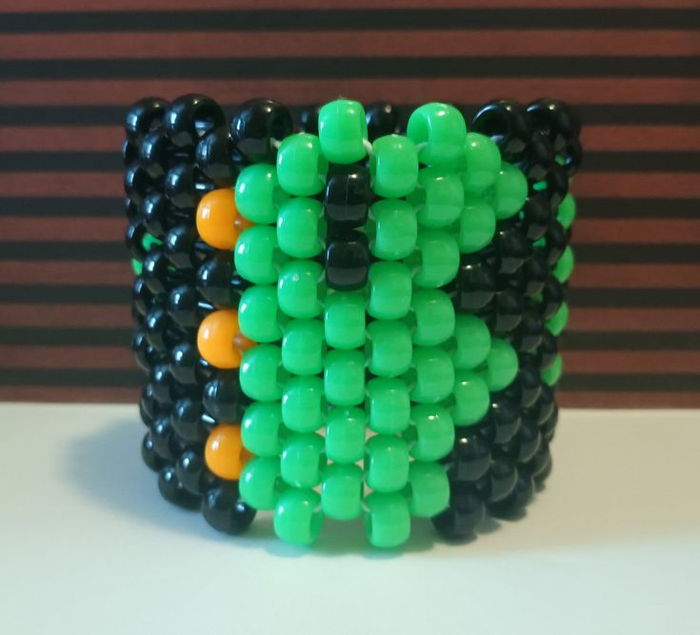 Dinosaur kandi cuff by MelsKandiCreations - Kandi Photos on Kandi Patterns