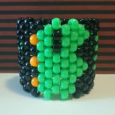 Dinosaur kandi cuff by MelsKandiCreations - Kandi Photos on Kandi Patterns