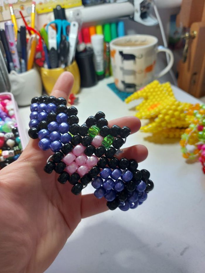 Bat charm bracelet by a_letheaa - Kandi Photos on Kandi Patterns