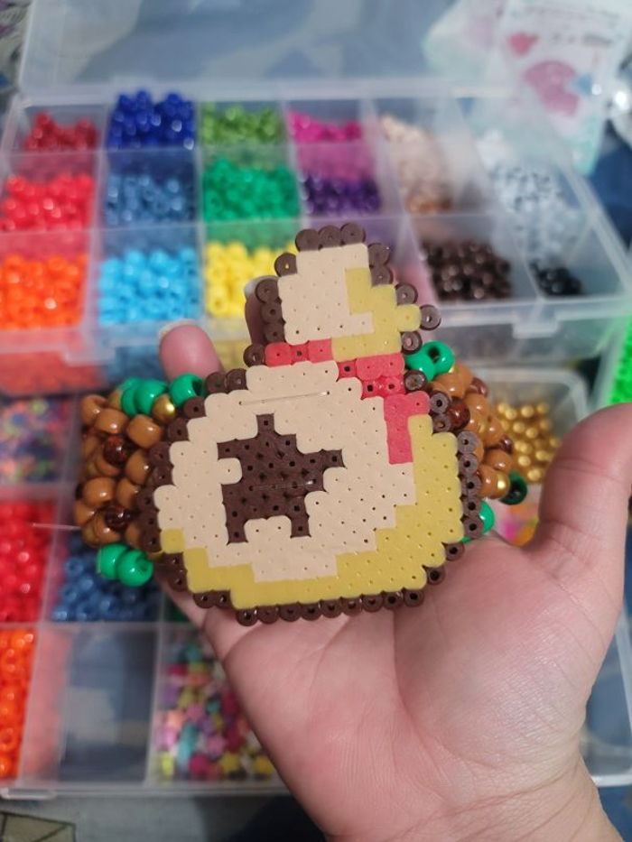 bellsbag animal crossing kandi cuff by aiden_gummi_bear - Kandi Photos ...