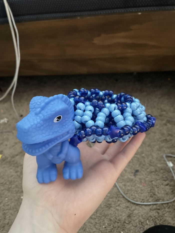 Dino Kandi!! by Spencer_Is_Spiteful - Kandi Photos on Kandi Patterns