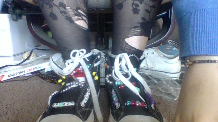 Kandi Shoes!! by Shoyu_Ramen - Kandi Photos on Kandi Patterns