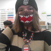 Domo mask and perler necklace :) by Emo_Juggalo - Kandi Photos on Kandi ...
