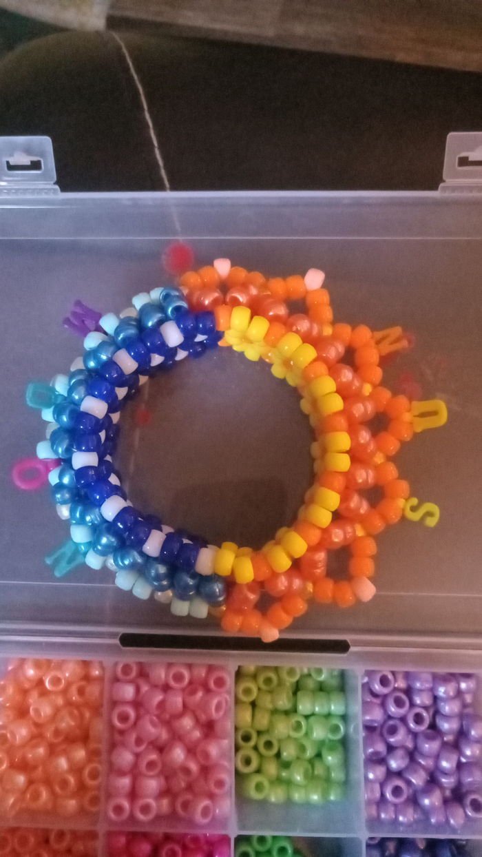 Sun and moon fnaf cuff by TheOutcastCommentary - Kandi Photos on Kandi ...