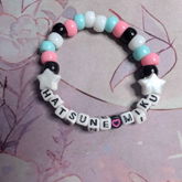 Hatsune Miku ? Bracelet ^.^ by Neir - Kandi Photos on Kandi Patterns