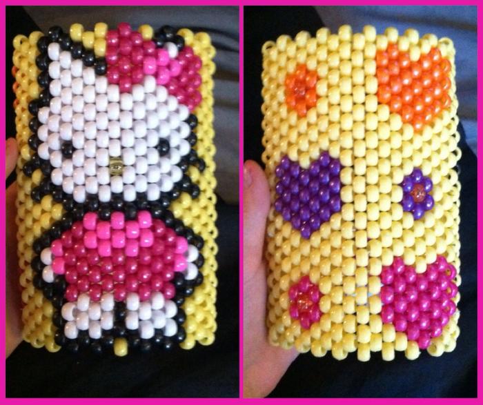 Large Hello Kitty Cuff by jashendricks - Kandi Photos on Kandi Patterns