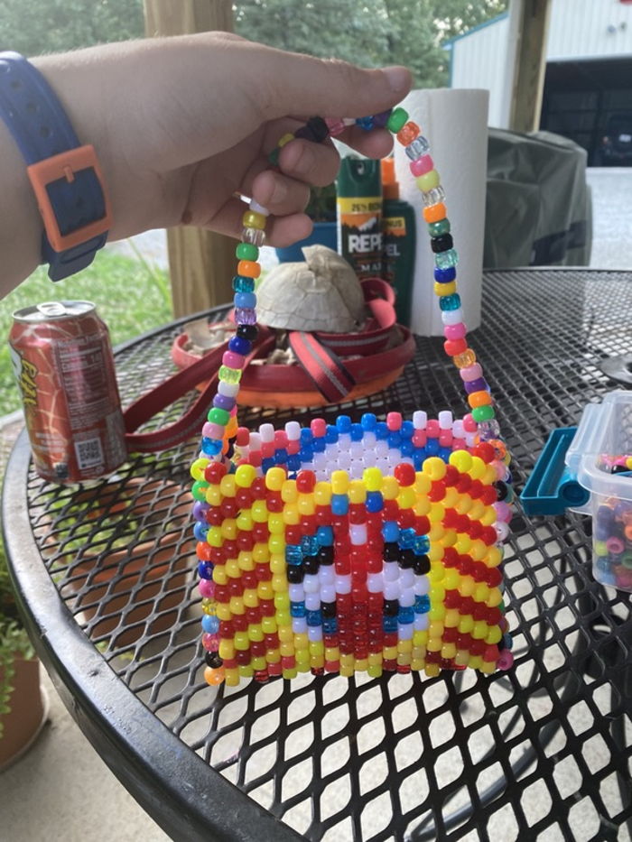 spiderverse bag side #1 by kandi_kid_miles - Kandi Photos on Kandi Patterns