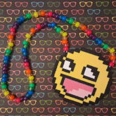 Epic face perler necklace (remake) by MelsKandiCreations - Kandi Photos ...