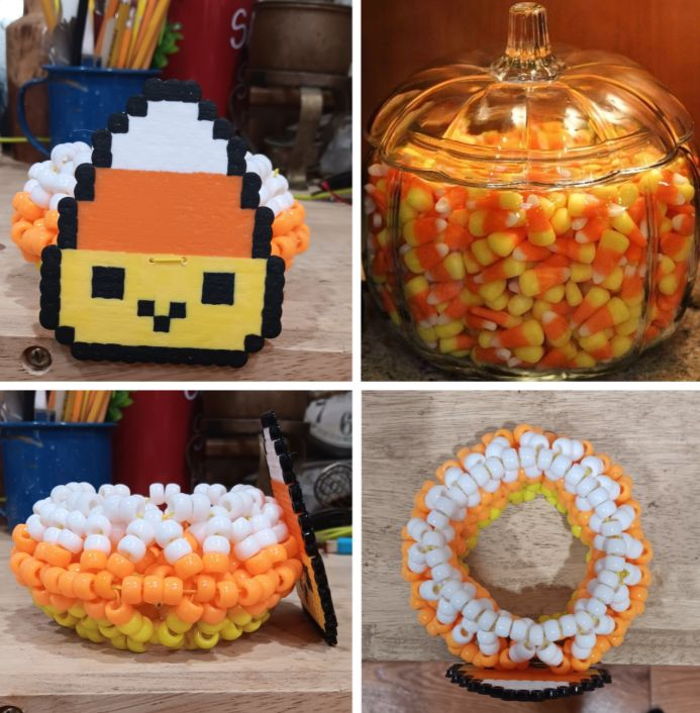 Candy corn by Wishing_raver - Kandi Photos on Kandi Patterns