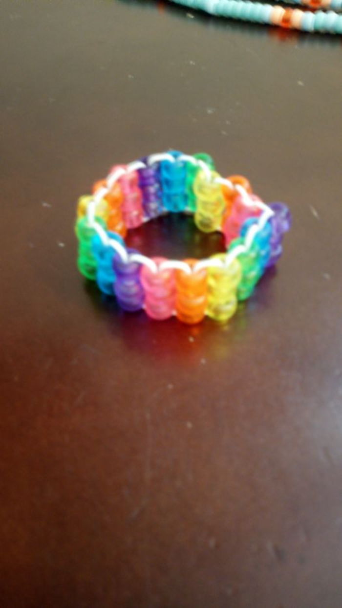 Rainbow Ladder Stitch by p3achy_p0pr0ckz - Kandi Photos on Kandi Patterns