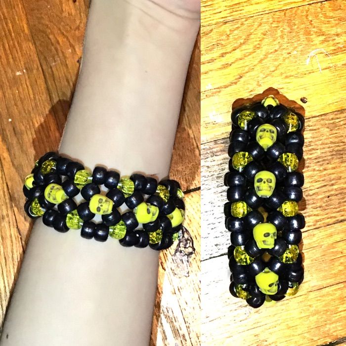 Skull X-base Cuff by PEPBUTTZ - Kandi Photos on Kandi Patterns