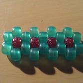 Green and Blue Flower Kandi Chain by HollyWood_Mavelous - Kandi Photos ...