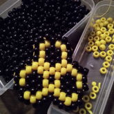 Biohazard logo or whatever charm by CardinalCopia - Kandi Photos on ...