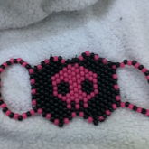 Kuromi mask! by S0M310N3_0R_S0M3TH1N9 - Kandi Photos on Kandi Patterns