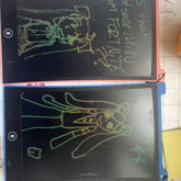 Me and my seven year old brother did a drawing competition! Guess who ...