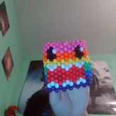Rainbow domo cuff!! by LucidXD2262 - Kandi Photos on Kandi Patterns