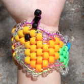 Inch Worm Kandi pt1 by babyoftheuniverse - Kandi Photos on Kandi Patterns