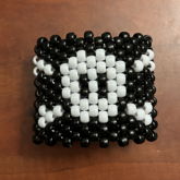 Skull and bones cuff by BlvvdyFaangs - Kandi Photos on Kandi Patterns
