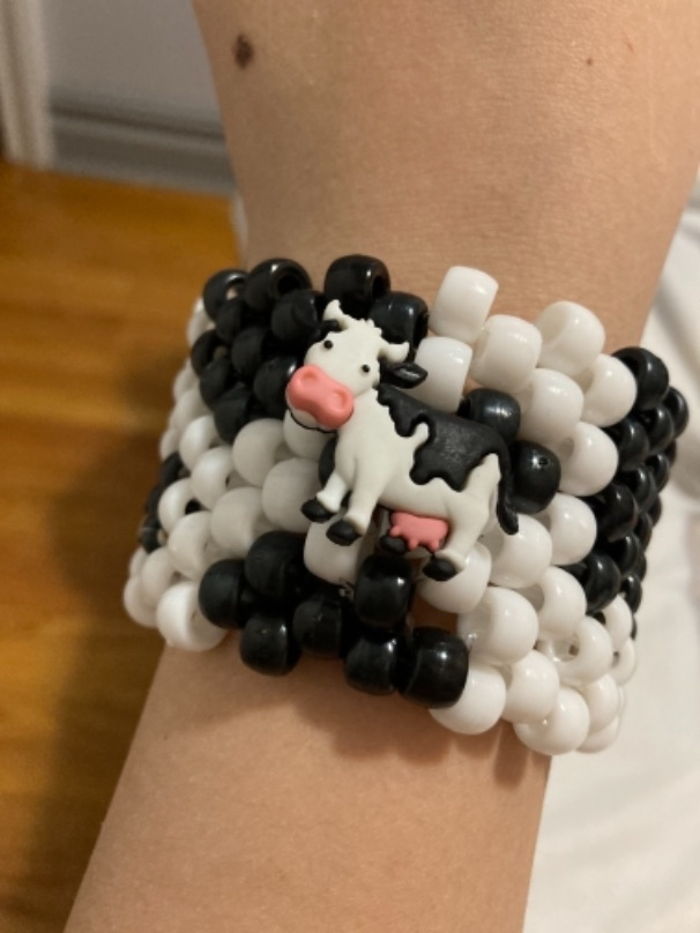 Cow print, babey. by babykata - Kandi Photos on Kandi Patterns