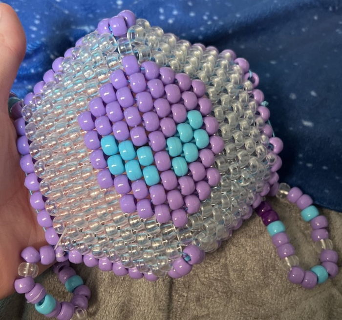 My first kandi mask! by highimcharlie - Kandi Photos on Kandi Patterns