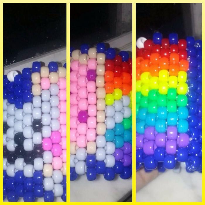 Nyan cat cuff by kandiprincess_ - Kandi Photos on Kandi Patterns