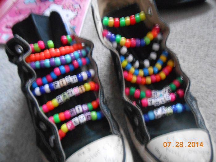 Kandi Shoelaces by xKandiToxic - Kandi Photos on Kandi Patterns