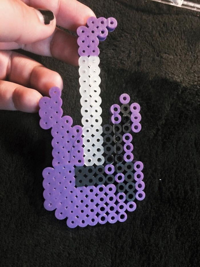 perler guitar by princess_killjoy12 - Kandi Photos on Kandi Patterns