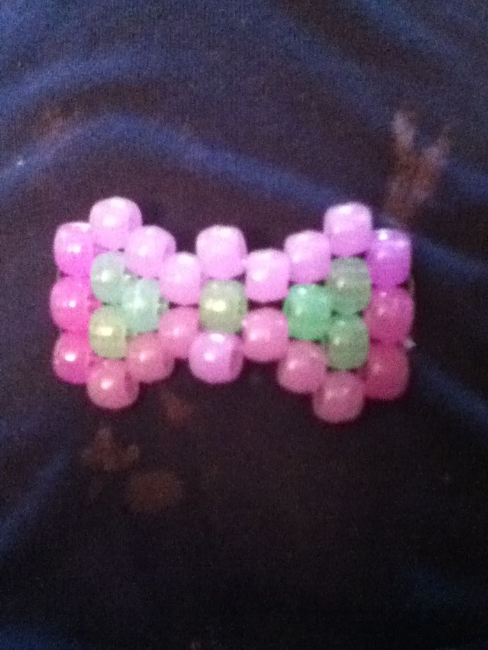 Bow clip I made myself by Liliarayneleon - Kandi Photos on Kandi Patterns