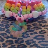 Rainbow 3d cuff by Tracy_t3rrifying1 - Kandi Photos on Kandi Patterns