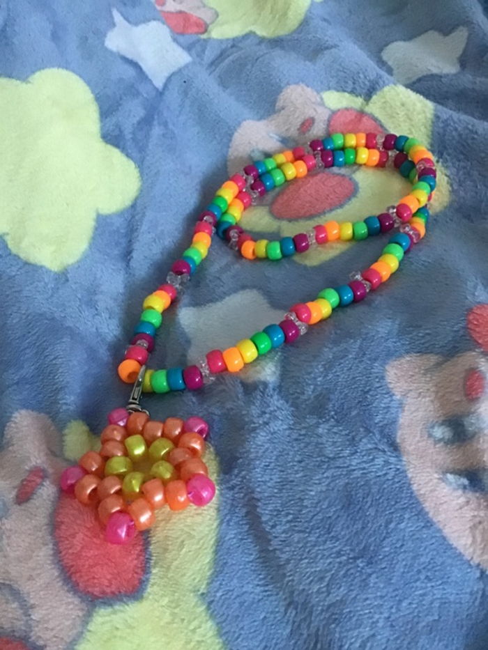 Star double Kandi necklace by sanrio_bunny - Kandi Photos on Kandi Patterns