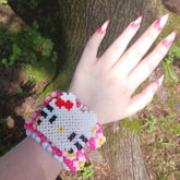 hello kitty cuff by Haileyyy_666_ - Kandi Photos on Kandi Patterns