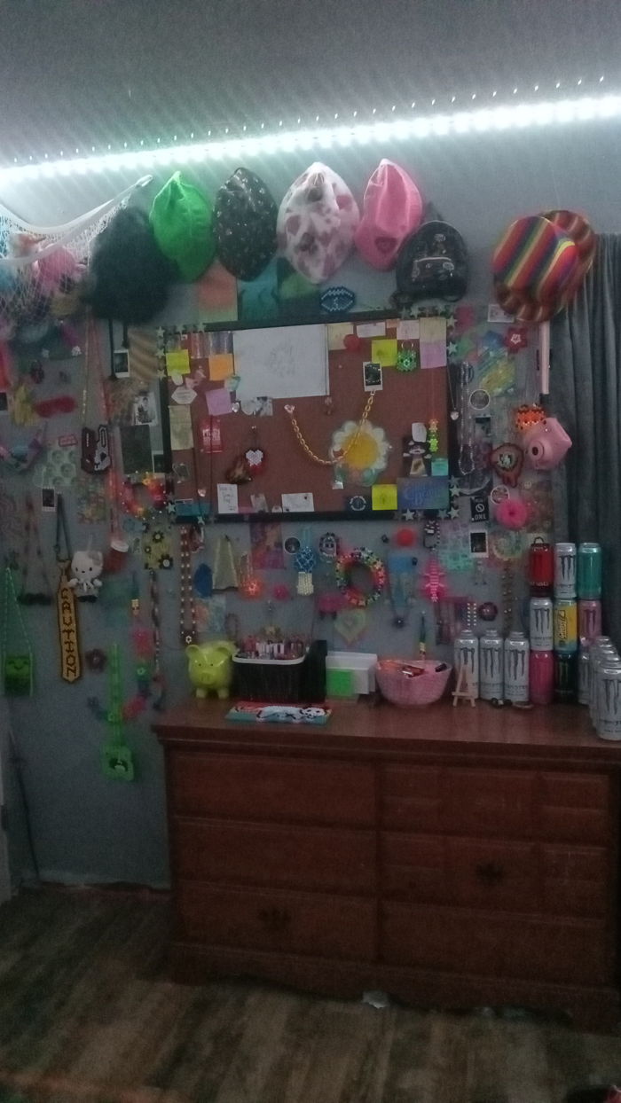 New kandi wall w light off by TheOutcastCommentary - Kandi Photos on ...