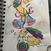 looey n yatta drawing!! by lithuss11 - Kandi Photos on Kandi Patterns