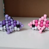 Purple and pink tiger sharks by Cujocatcat - Kandi Photos on Kandi Patterns