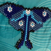 mid***ht luna moth by _kandipup777_ - Kandi Photos on Kandi Patterns