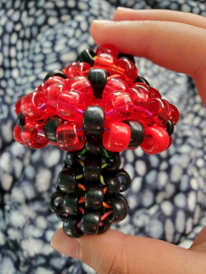 My First Kandi Mushroom by bubbleowo - Kandi Photos on Kandi Patterns