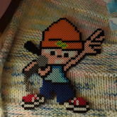 PaRappa Perler! by bananabreadsaid - Kandi Photos on Kandi Patterns