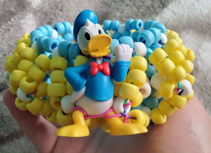 Donald Duck Ufo Cuff by bubbleowo - Kandi Photos on Kandi Patterns