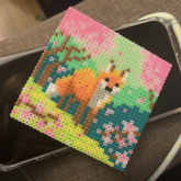 Aesthetic fox design perler beads by Ellis_sten - Kandi Photos on Kandi ...