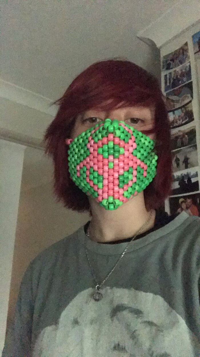 Biohazard mask by iAmSuperiour - Kandi Photos on Kandi Patterns