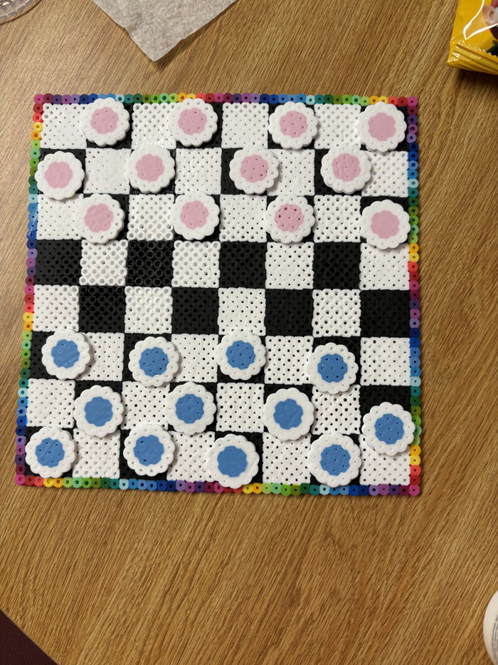 perler checkerboard by allweknowiskandi - Kandi Photos on Kandi Patterns