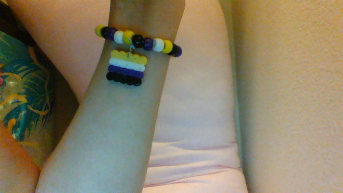Non Binary single w/ perler by paratise - Kandi Photos on Kandi Patterns