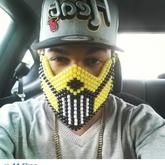 Mask I did for Jordan! by KingColesKandi - Kandi Photos on Kandi Patterns